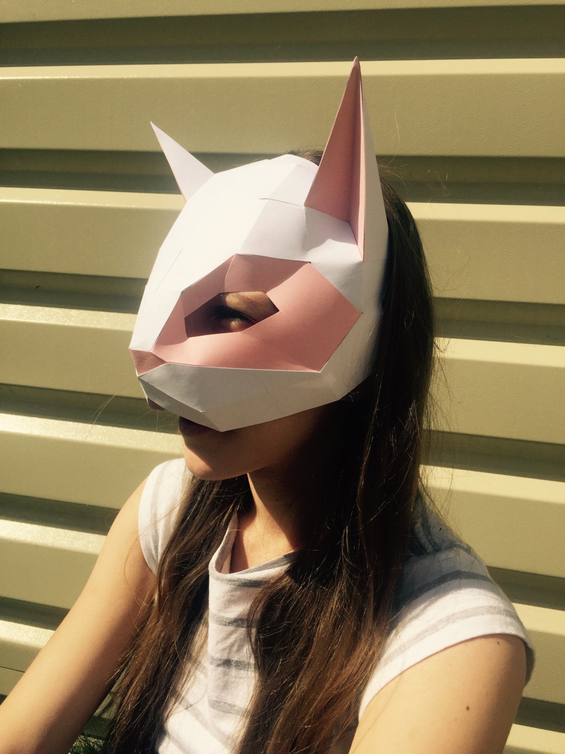 PDF Cat Mask/paper Cat Mask/diy Mask/fancy Dress/halloween Mask ...