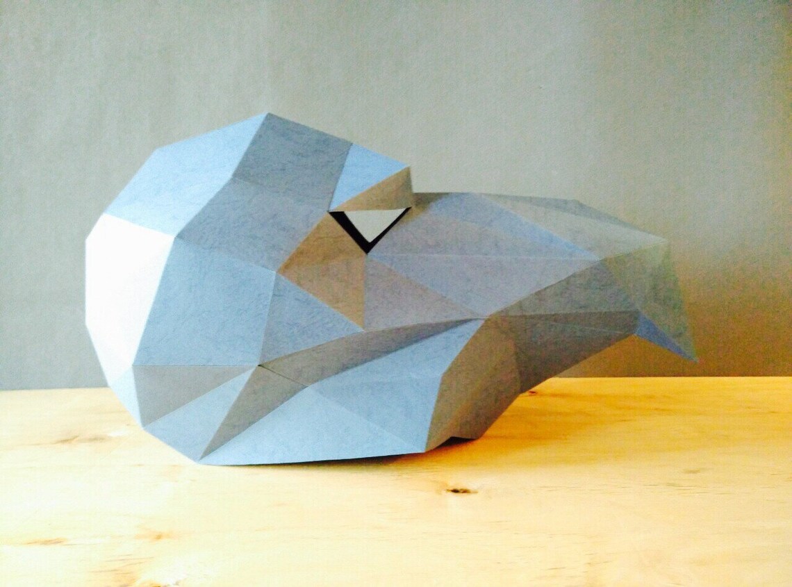 PDF Crow Full Face Mask/diy Crow Mask/paper Crow Mask/diy Mask/fancy ...