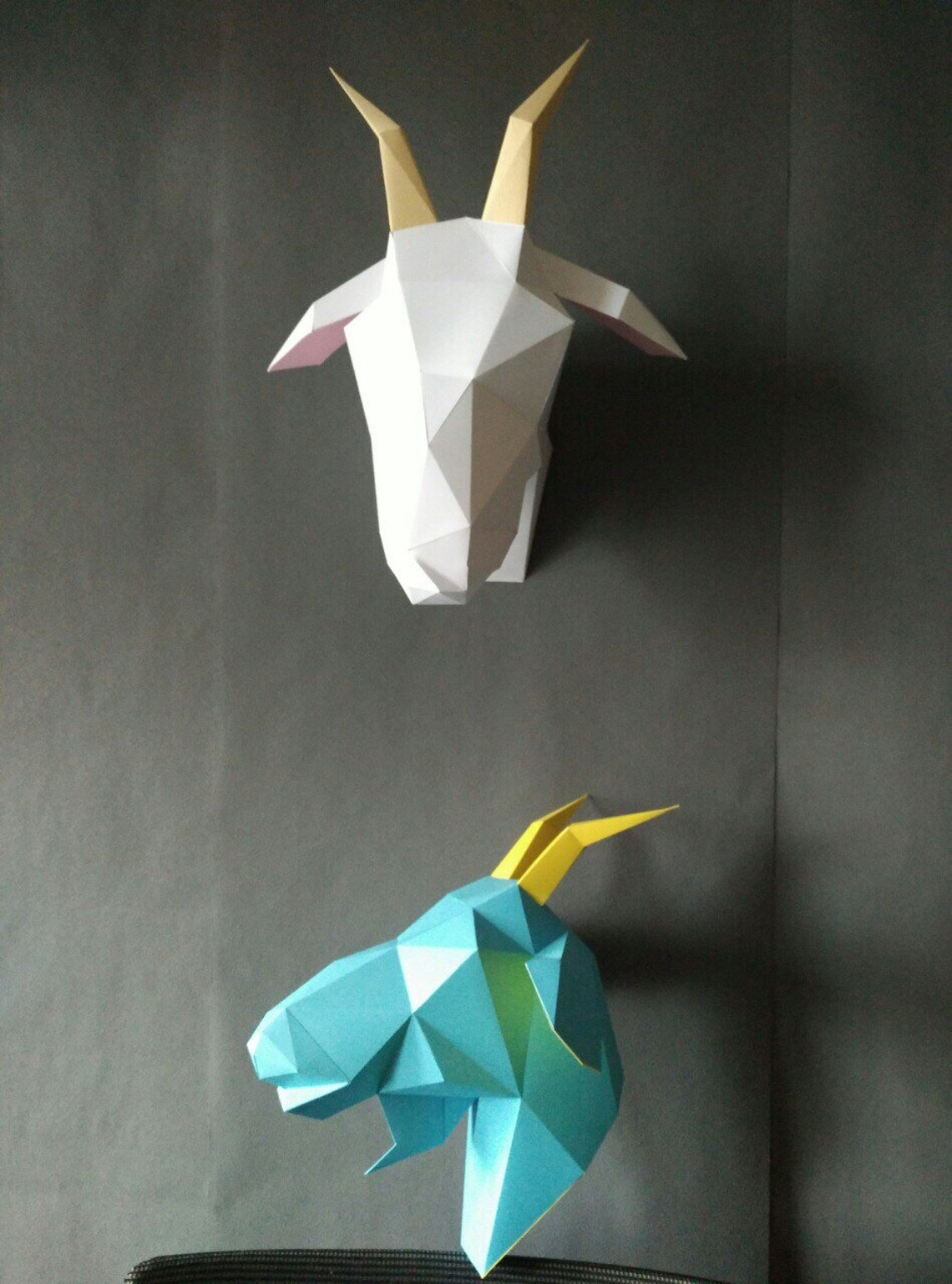 PDF Goat DIY Kit/papercraft Goat/3d Template/goat Model/goat - Etsy