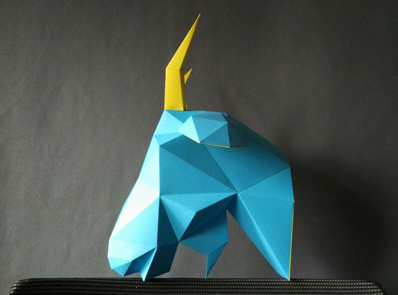Grande chèvre bricolage kit/Papercraft chèvre/3D modèle/chèvre modèle ...