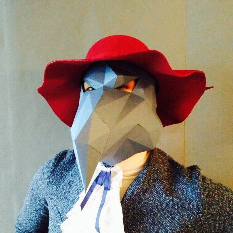 Crow Mask - Etsy