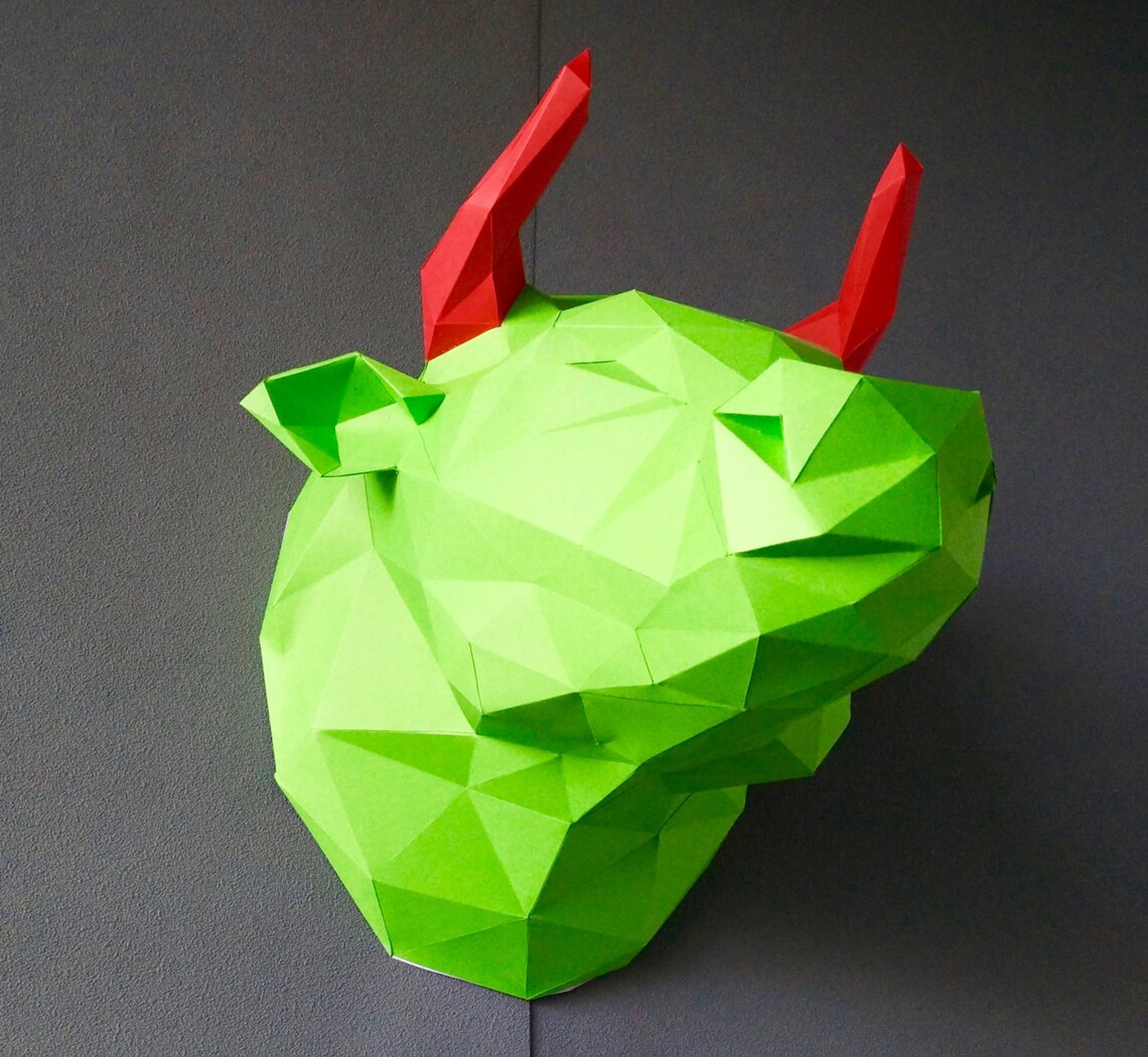 Bull Kit Do by yourself/ Bull DIY KIT/ Room Decor/ | Etsy