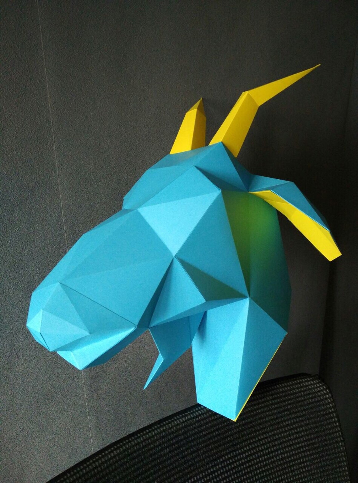 PDF Goat DIY Kit/papercraft Goat/3d Template/goat Model/goat Sculpture ...