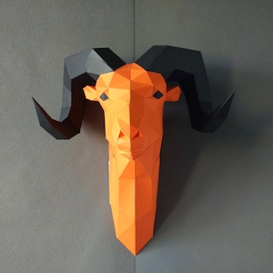 Ram Kit do by Yourself/ Ram DIY KIT/ Room Decor/ Paper Craft/ Wall ...