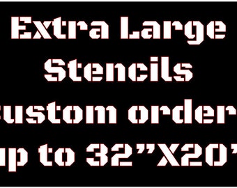 Custom Made Stencil - Etsy