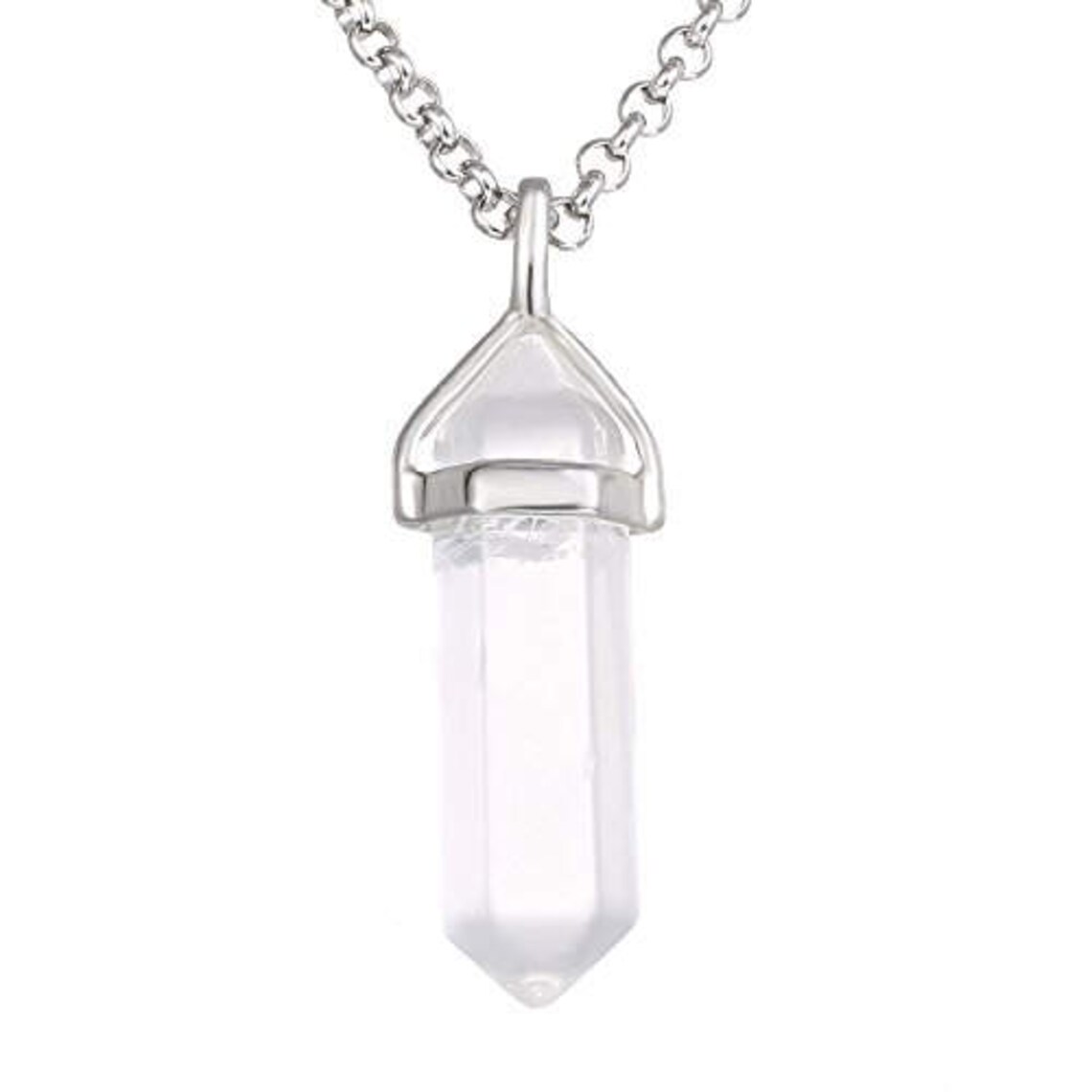 Clear Crystal Quartz Crystal Gemstone Hexagonal Point - Etsy