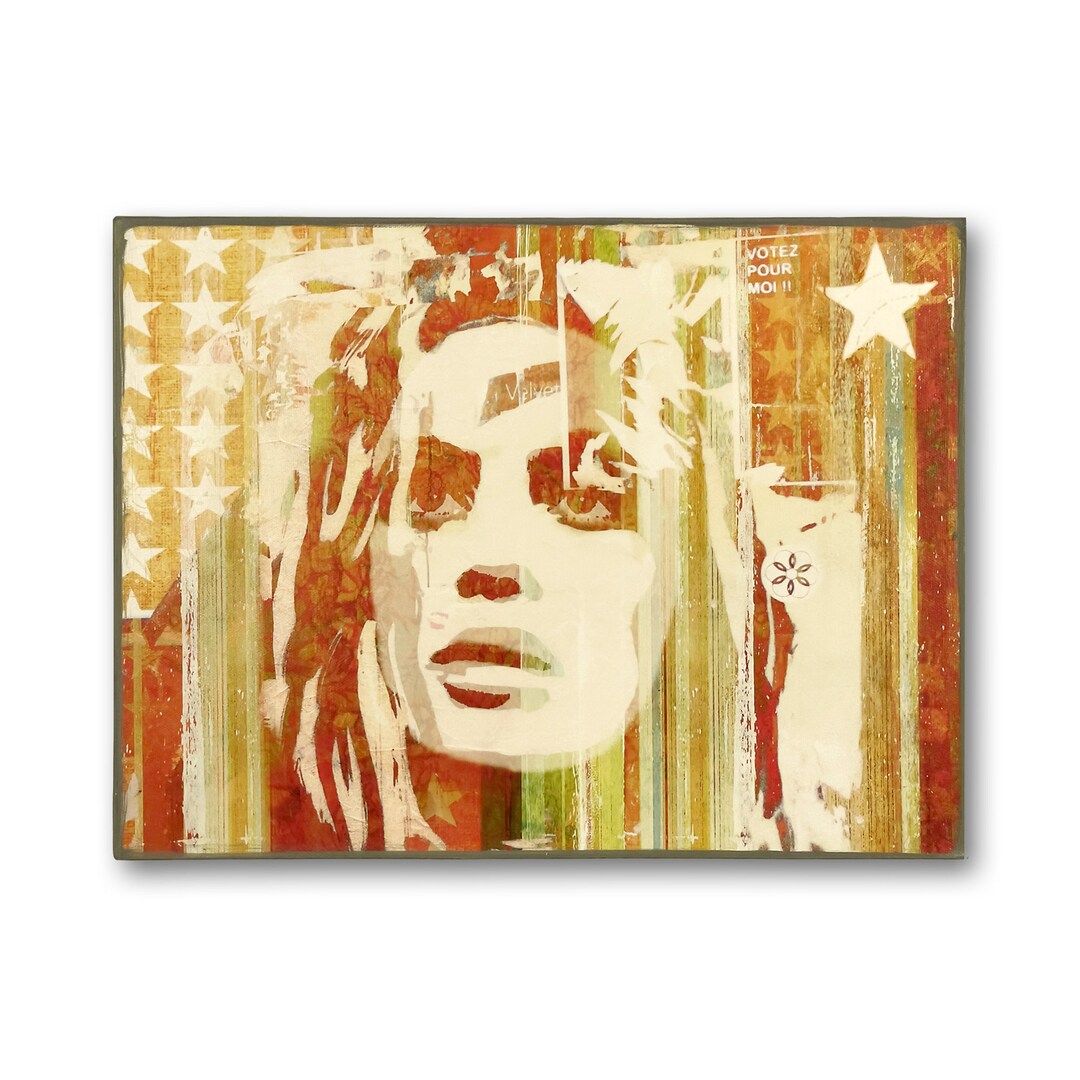 Original Art on Canvas L Signed by Artist - Stargazer - Etsy