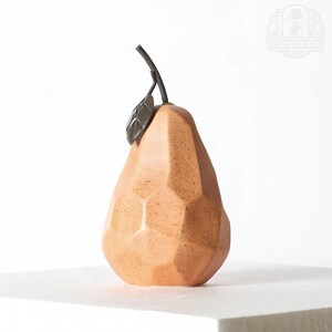 Pear Figurine Fruit Model Home Decor - Modern Pear Design Artificial ...