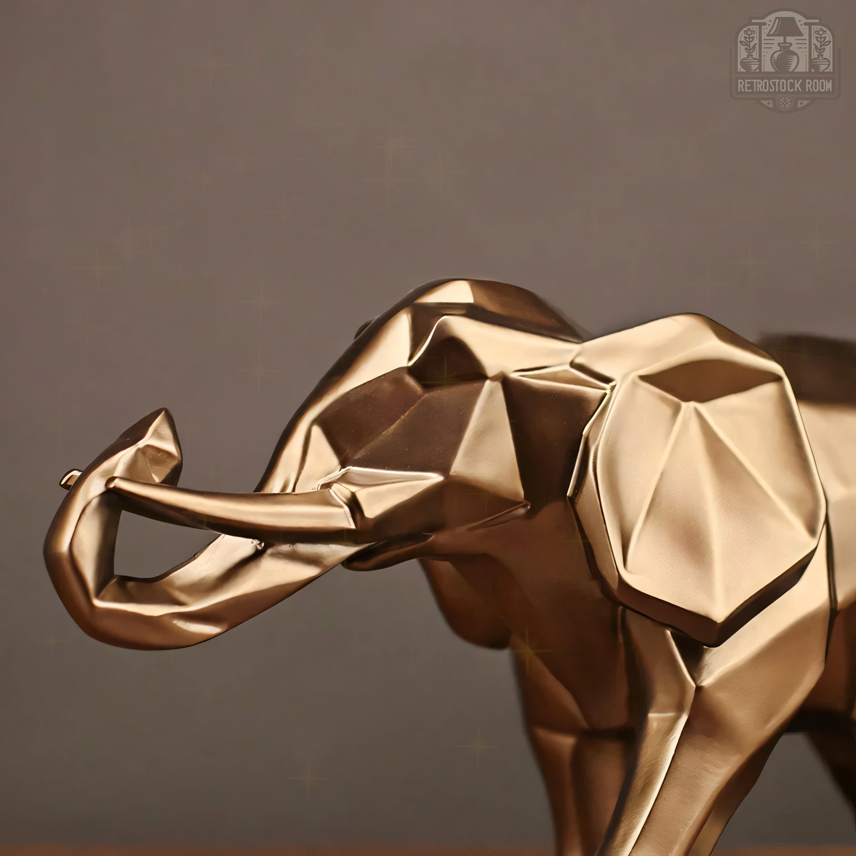 Elephant Model Geometric Model Animal Elephant Figurine 3D Abstract ...