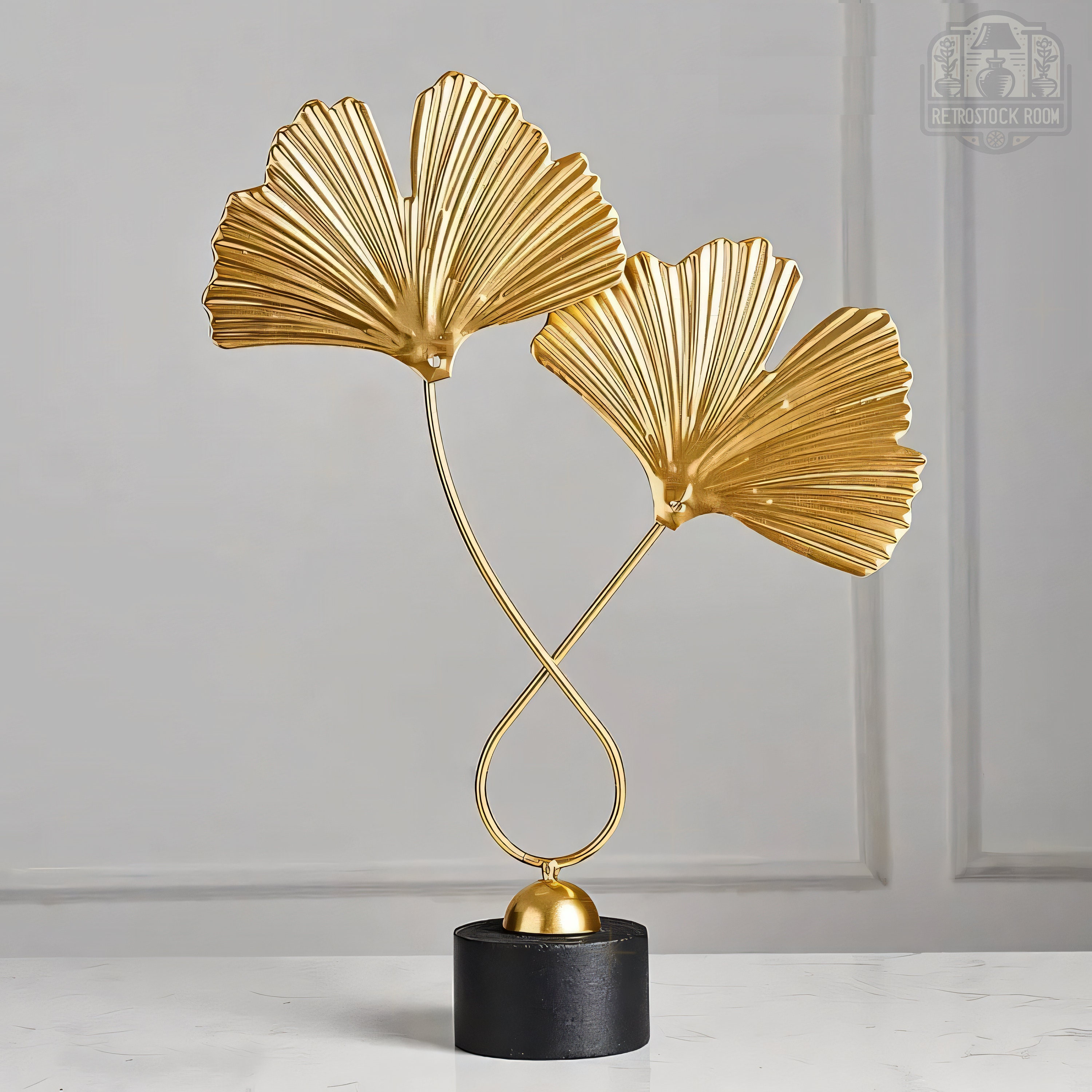 Luxury Gold Leaf Home Decor Decoration Art Modern Art Nordic Design ...