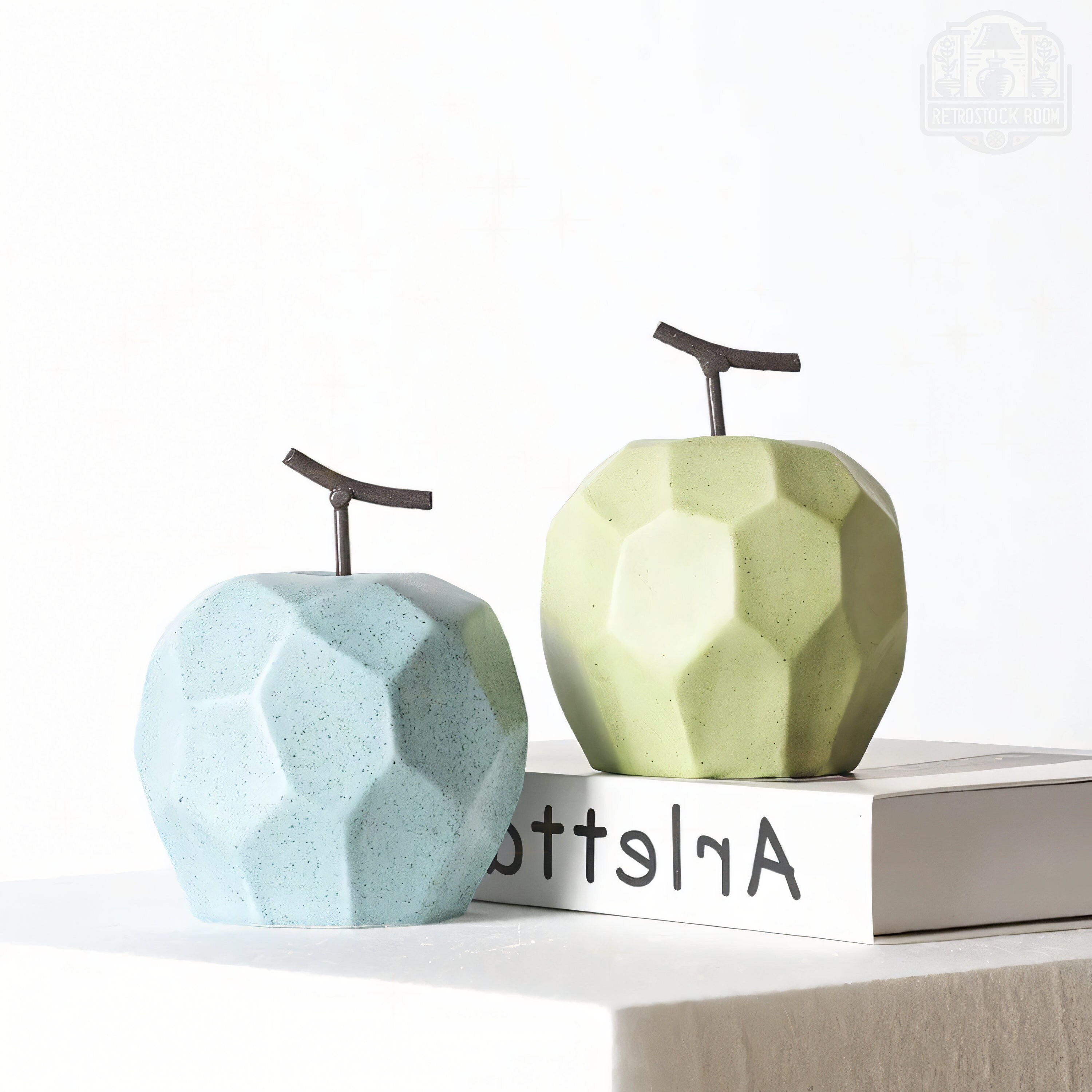 Apple Figurine Fruit Model Home Decor - Modern Apple Design Artificial ...