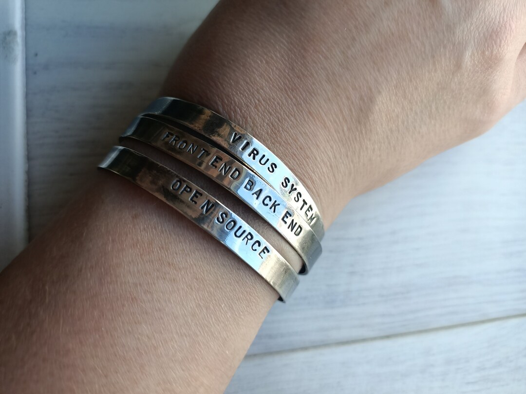 Geek Chic Bracelet Set - Message Jewelry Technology Computer,woman ...