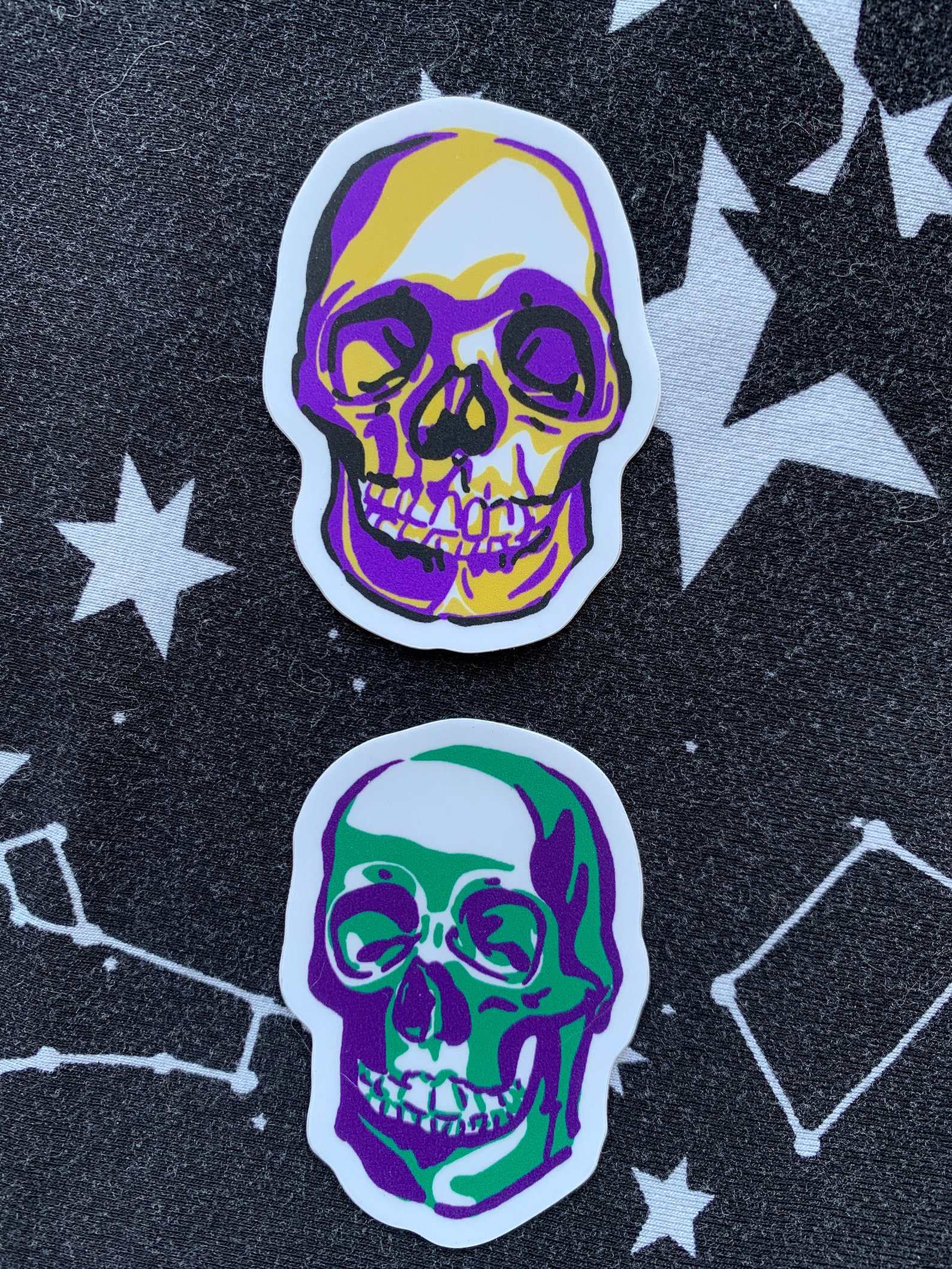 LGBTQ Pride Die Cut Vinyl Human Skull Stickers - Etsy