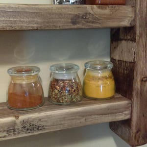 Rustic Spice Rack/ Display Shelf in a Barn Board Finish 3 - Etsy