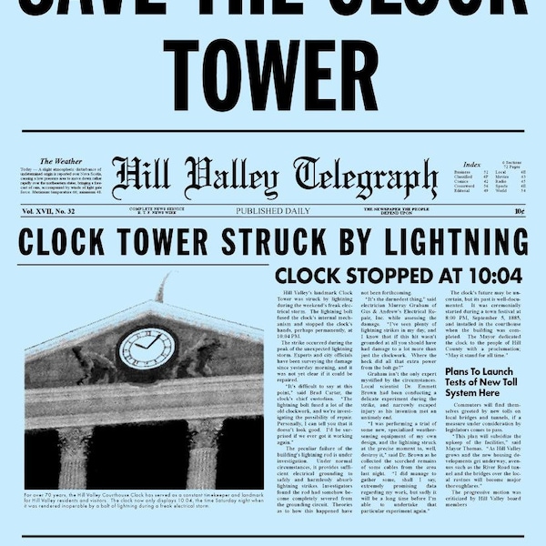 Clock it flyer - Etsy Österreich