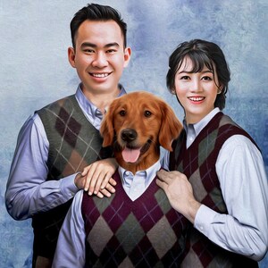 Personalized Step Brothers Family Portrait, Digital Portrait Mix 3 Your ...