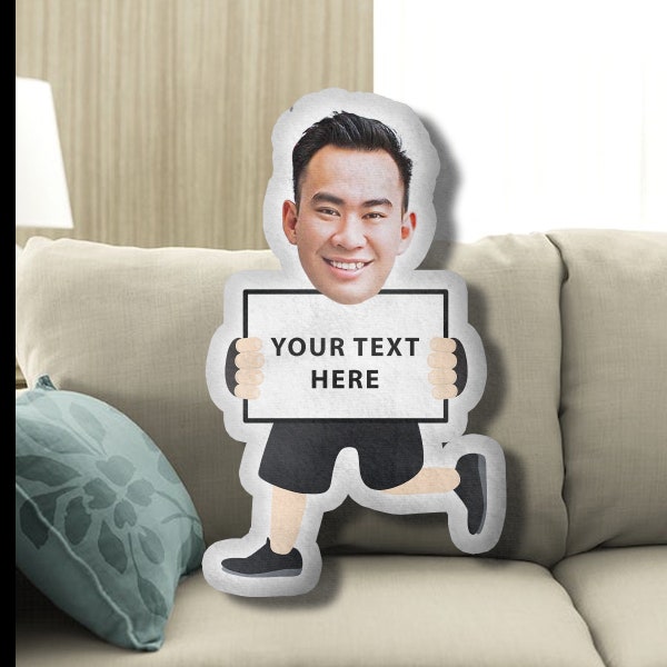 Custom Human Face Photo Pillow - Etsy
