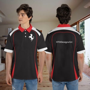 Custom Performance Polo Your Text Logo Business Polo Shirt,custom Polo ...