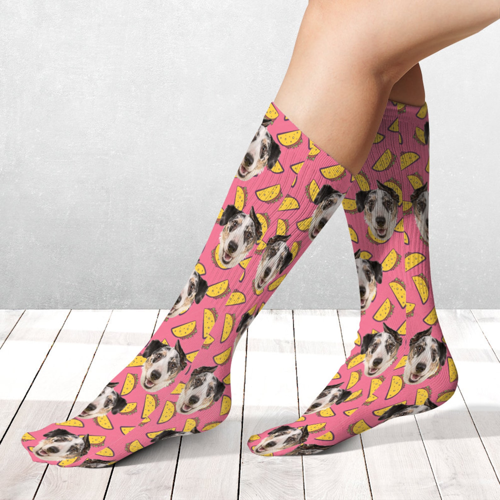 Customized Dog Socks, Put Your Face Dog on Custom Socks, Dog Lovers ...