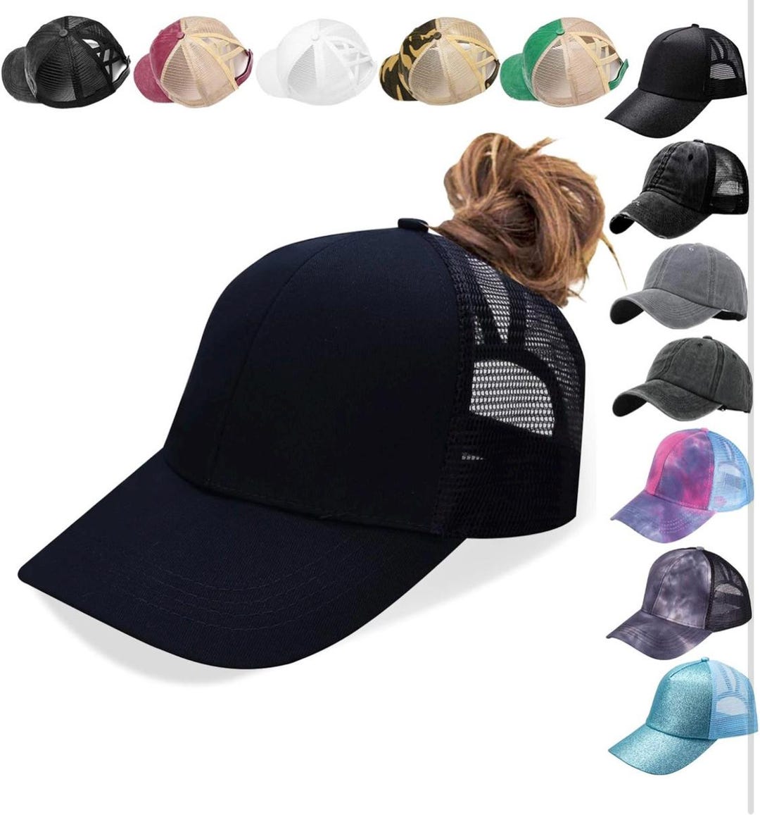 Dance Express Ponytail Hats - Etsy