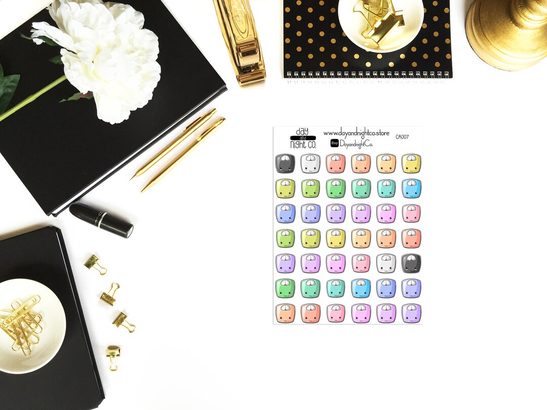 Scales Emoji Kawaii Clipart - Perfect for Erin Condren Life Planner ...