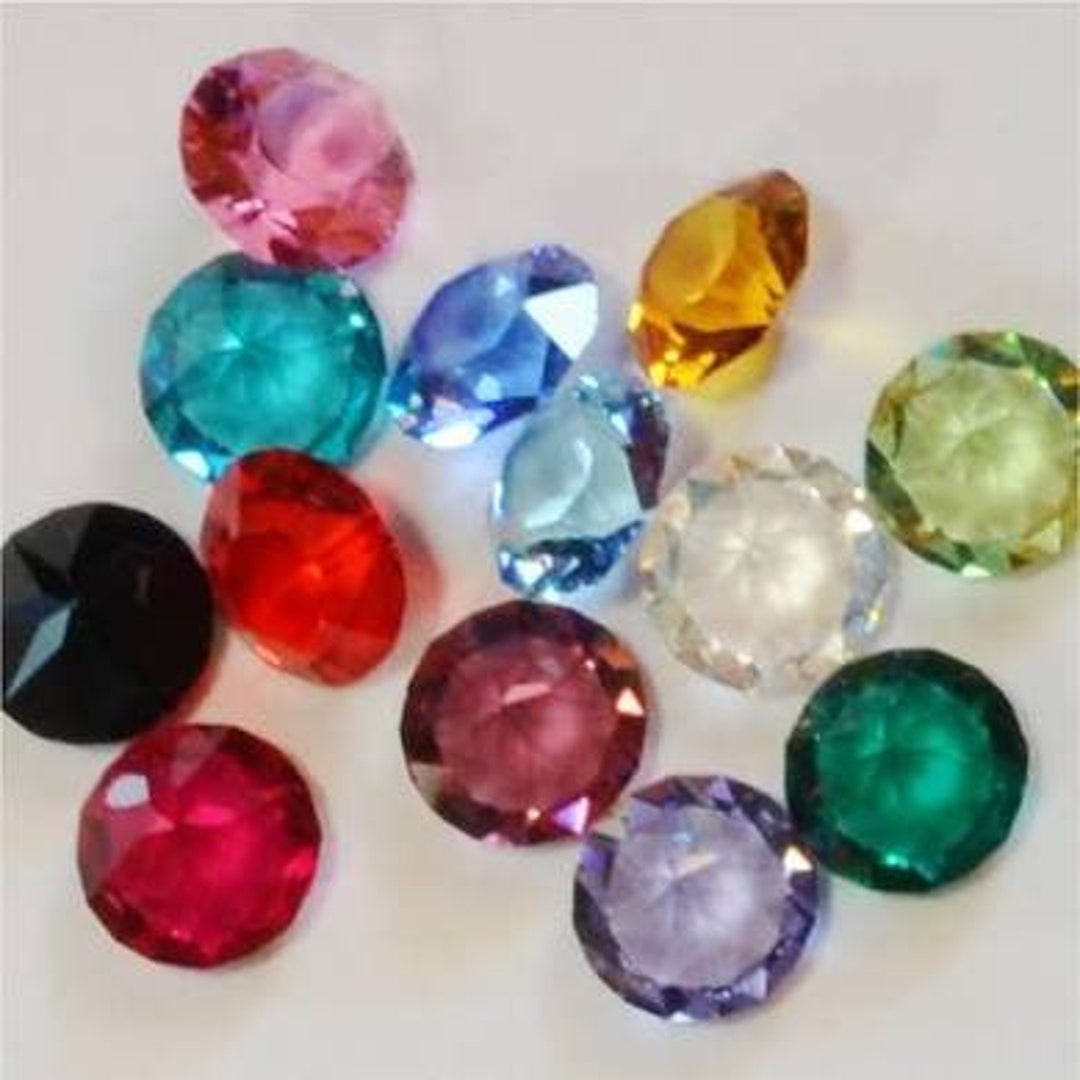 Birthstones Colors in Mica Powder - Set of 12-safe for Face and Body - Etsy