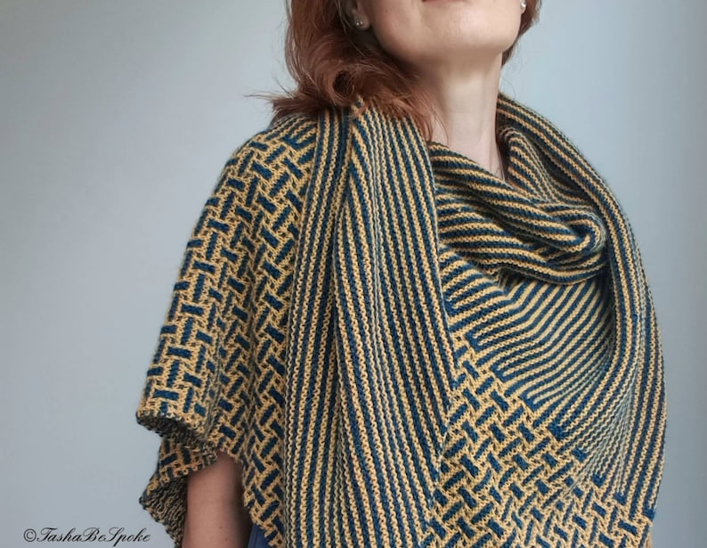 Hand Knitted Shawl, Alpaca Triangular Shawl, Wedding Unique Shawl ...