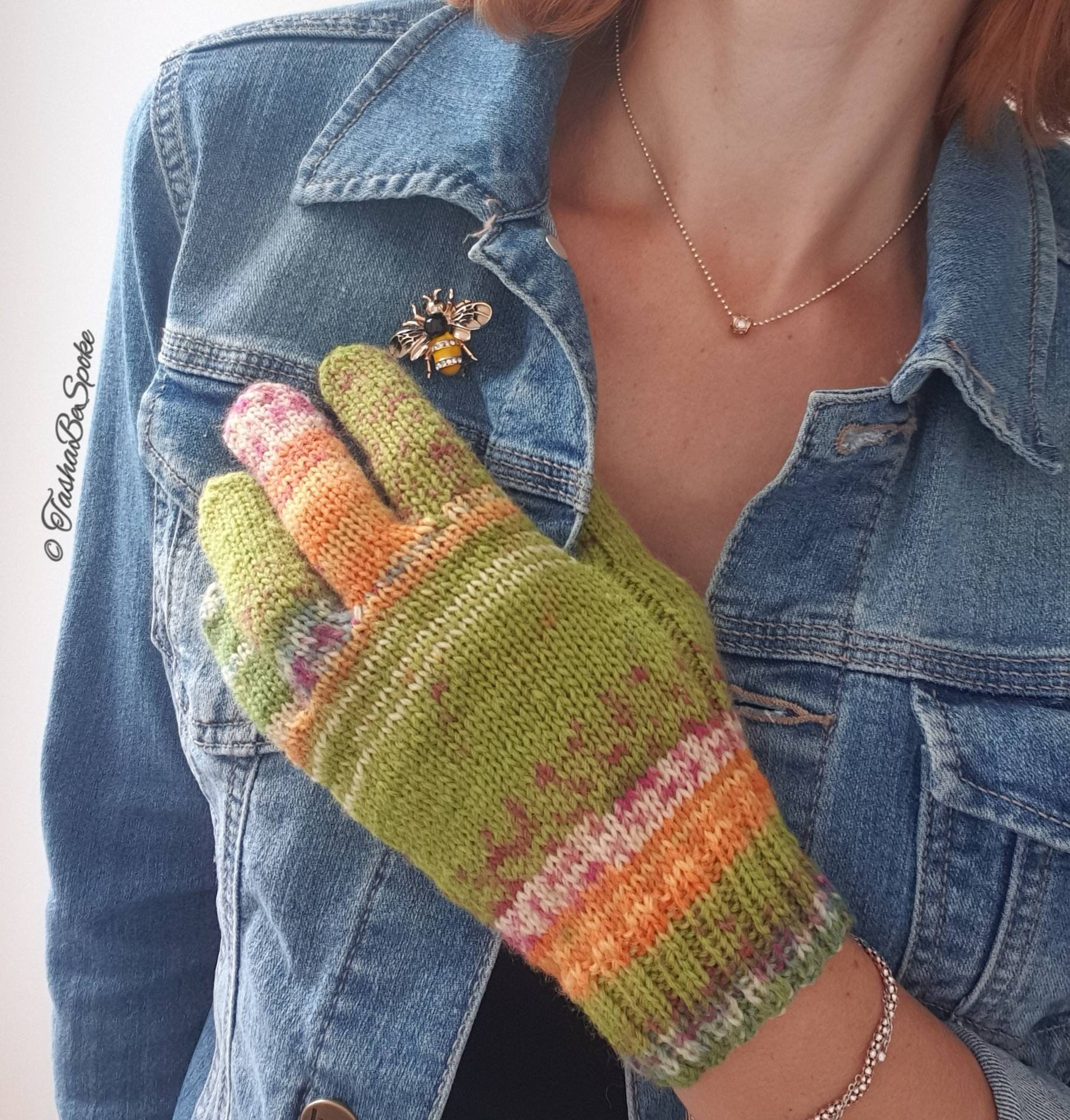 Hand Knitted Wool Gloves Unisex Knit Gloves Women Knit - Etsy UK