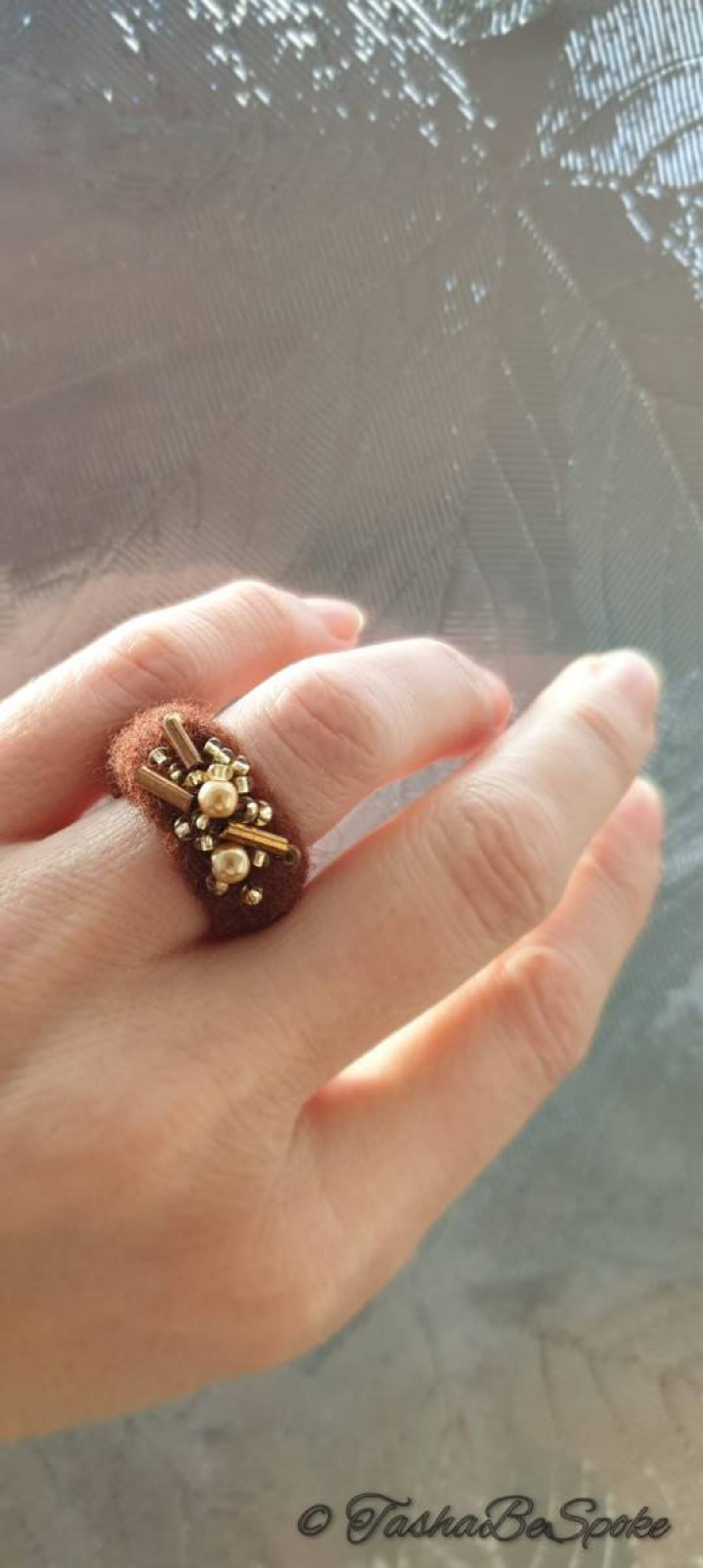 Felted Ring Handmade Jewelry Wool Ring Needle Felted - Etsy