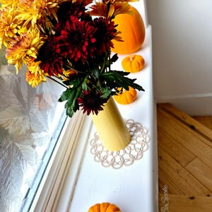 Tatting Doily, Handcrafted Cotton Coaster, Lace Doily, Beige Cotton ...