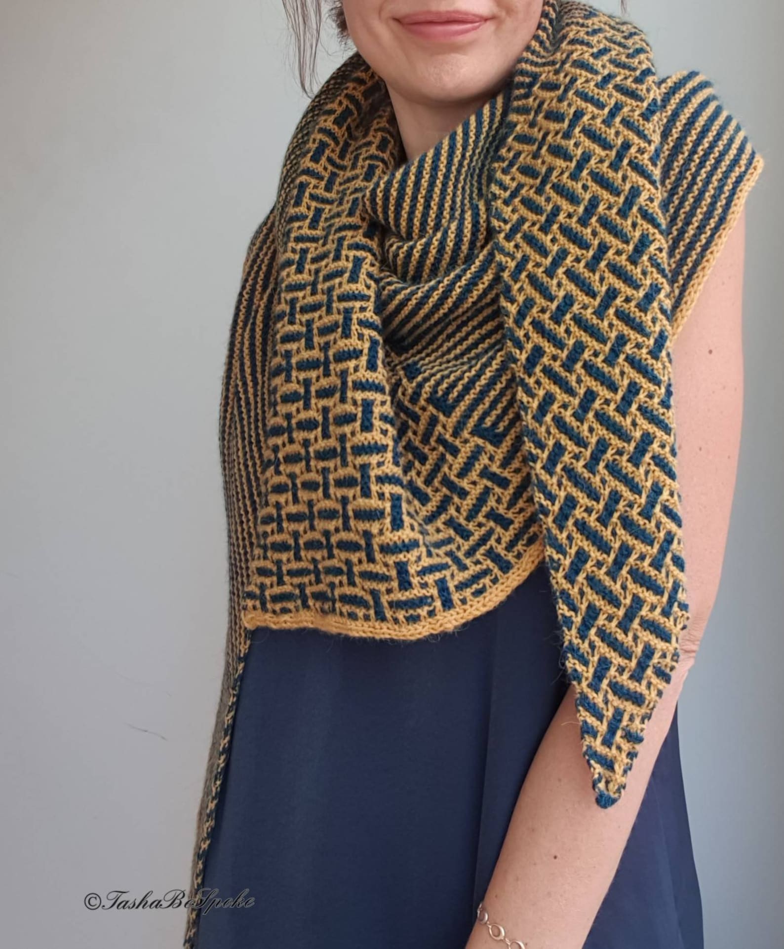 Hand Knitted Shawl, Alpaca Triangular Shawl, Wedding Unique Shawl ...