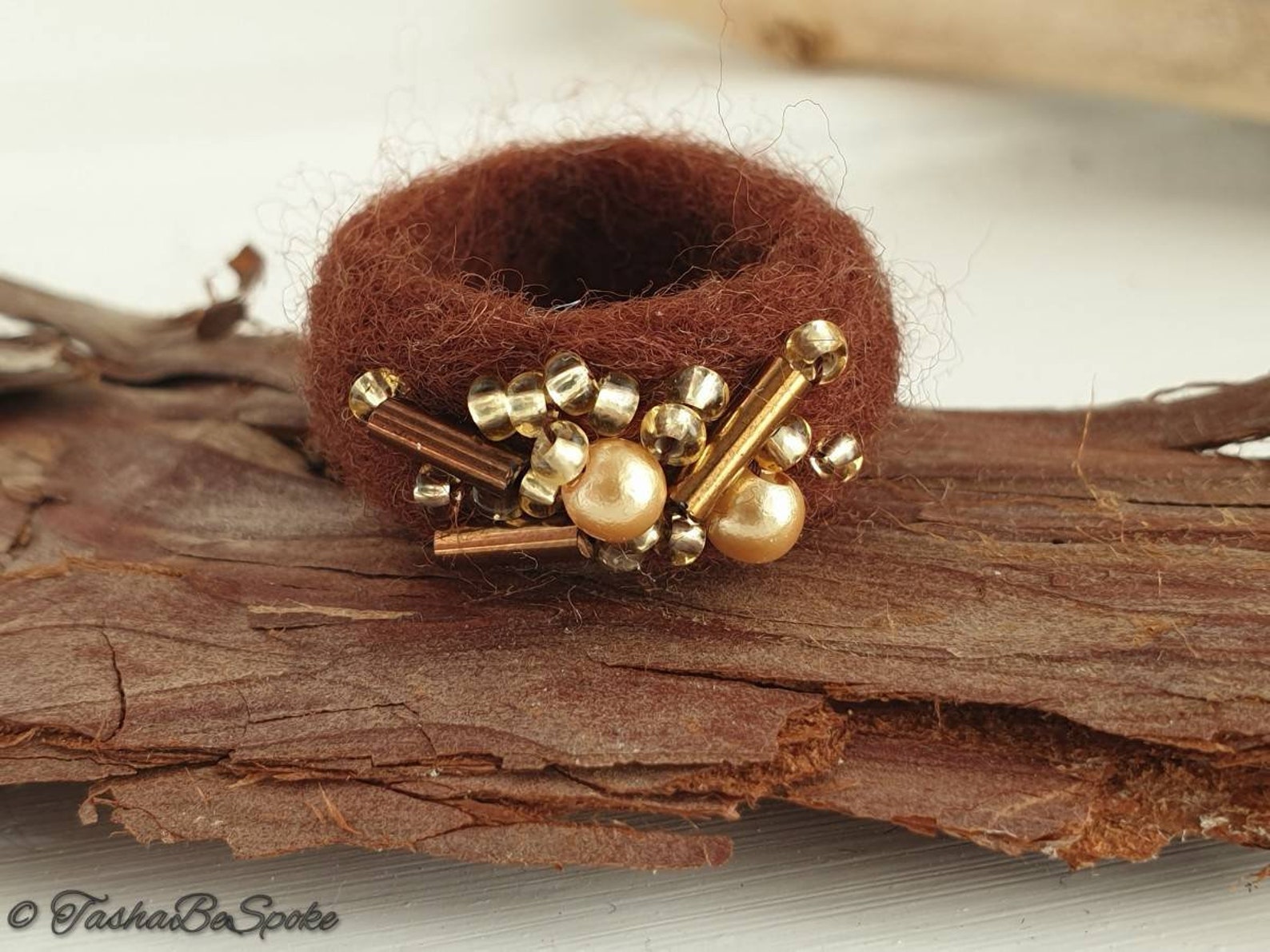 Felted Ring Handmade Jewelry Wool Ring Needle Felted - Etsy