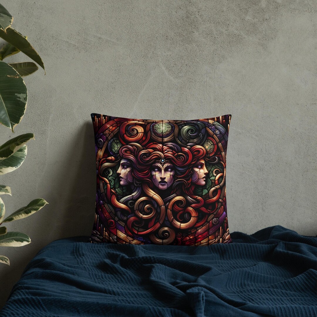 Hecate, Triple Moon Goddess, Hecate Gifts, Witch Cushion, Witchy Gifts ...