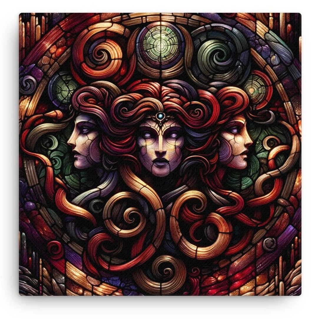 Three Forms Goddess Hecate, Greek Mythological, Moon Goddess ...