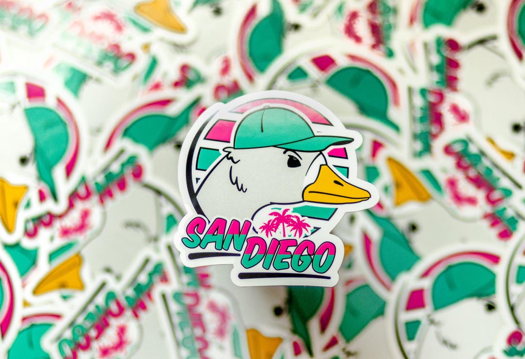 San Diego Baseball City Connect Goose Sticker - Unofficial Rally Bird ...