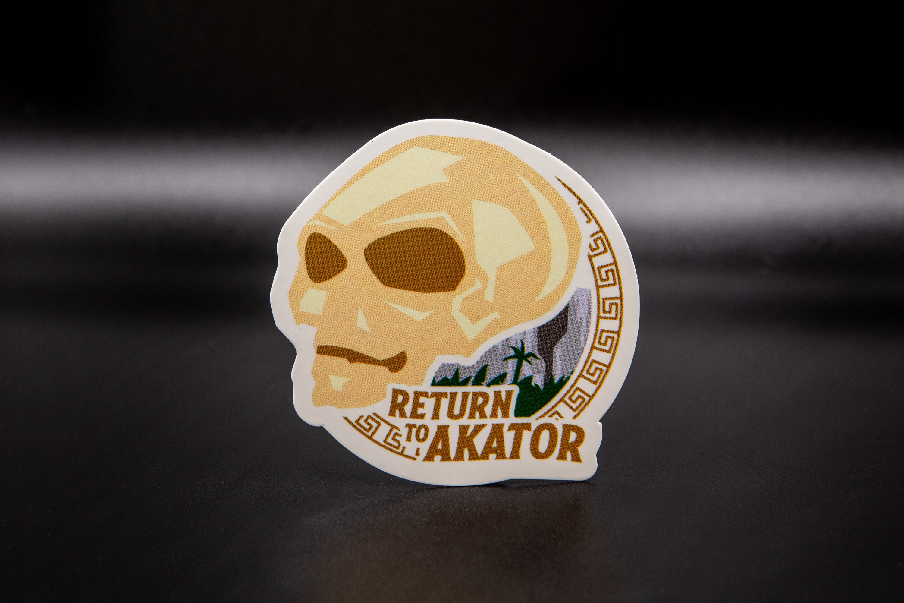 Return To Akator Crystal Skull Vintage Travel Sticker | Etsy