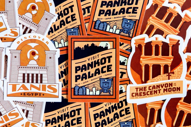 Vintage Style Travel Sticker Pankot Palace. A Perfect Gift - Etsy
