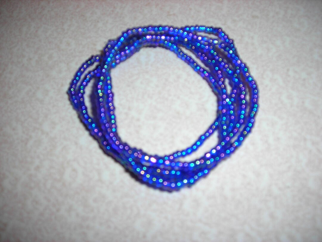 Royal Blue AB Bracelet Set of 5 Bracelets. Gift for Her.royal Blue ...