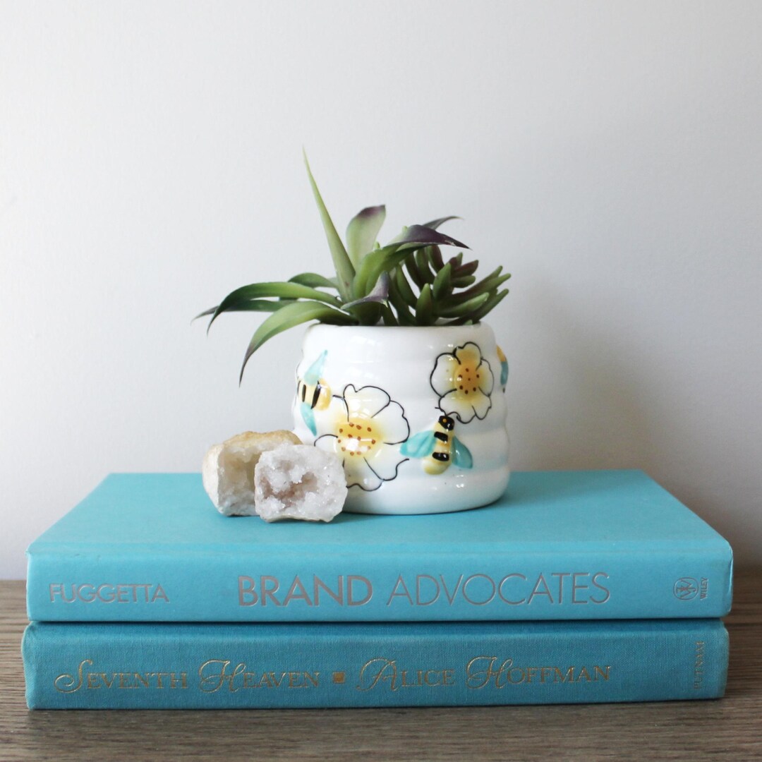 Vintage Ceramic Bumblebee Planter, Ceramic Vase, Air Plant Holder ...