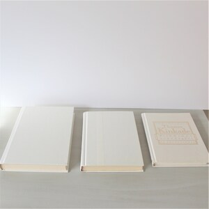 5 Ivory Book Set, off White Books, Ivory Books, Bookshelf Decor ...