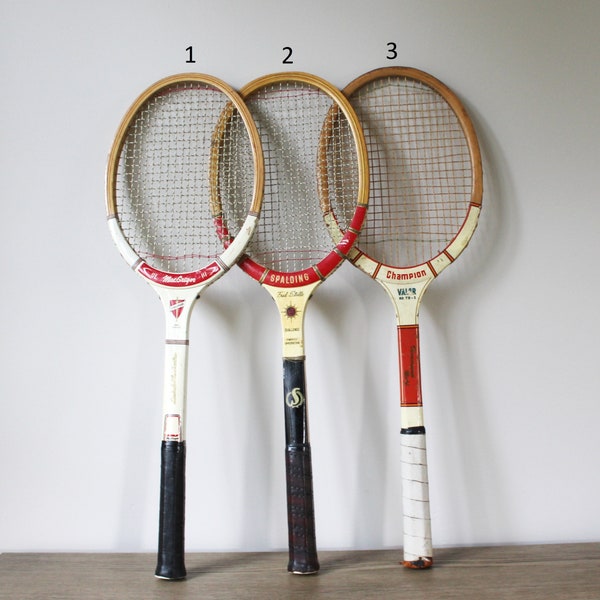 Wooden Tennis Racket - Etsy