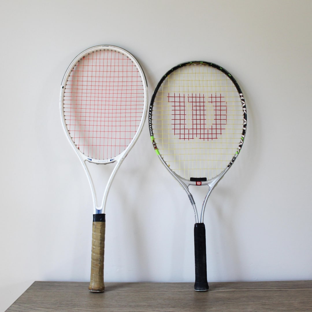 Vintage Tennis Racquet, Ceramic Tennis Racquet, Wall Decor, Gift for ...