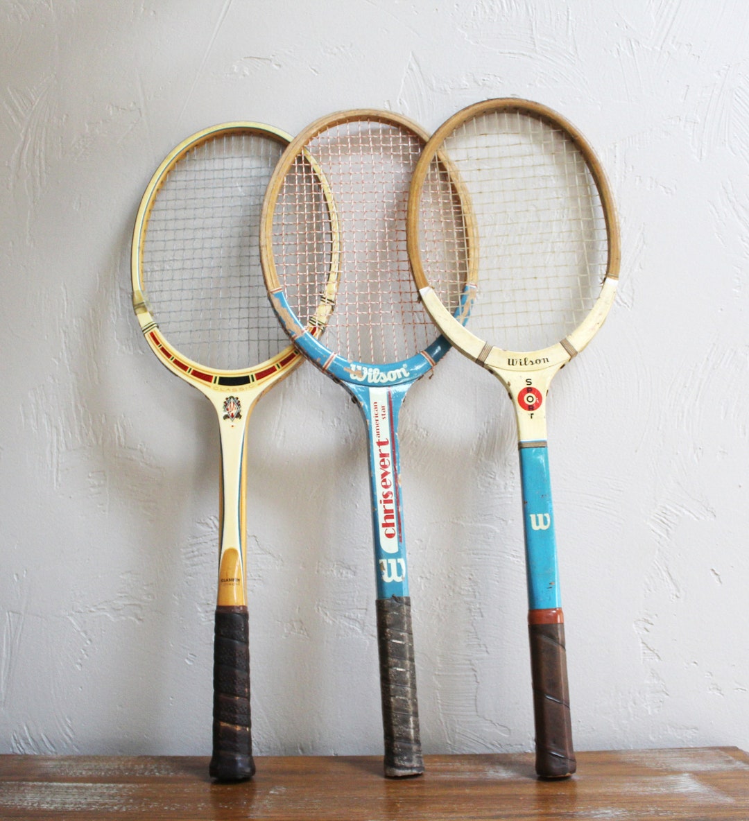 Vintage Tennis Racquet, Wood Tennis Racquet, Wall Decor, Gift for Dad ...