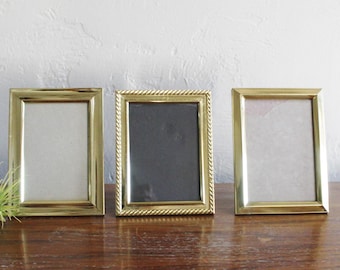 Choose Vintage 4x5 Solid Brass Frame 4x6 Small Rectangle Frame Photo ...