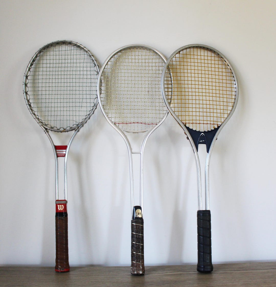 Vintage Tennis Racquet, Old Metal Racquet, Wall Decor, Gift for Dad ...
