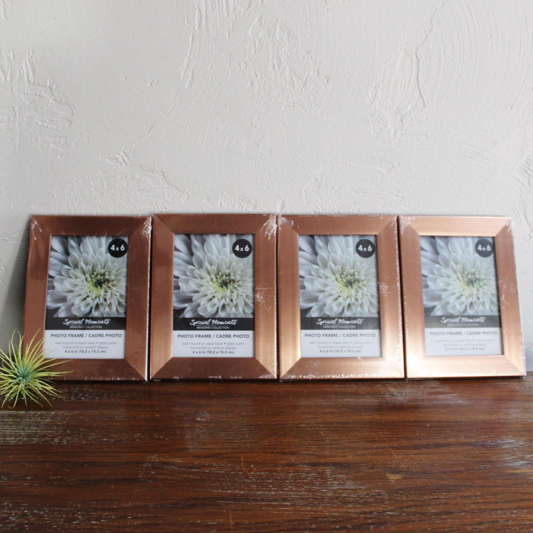 Choose Vintage 4x6 Copper Frame, Small Rectangle Frame Copper Photo ...