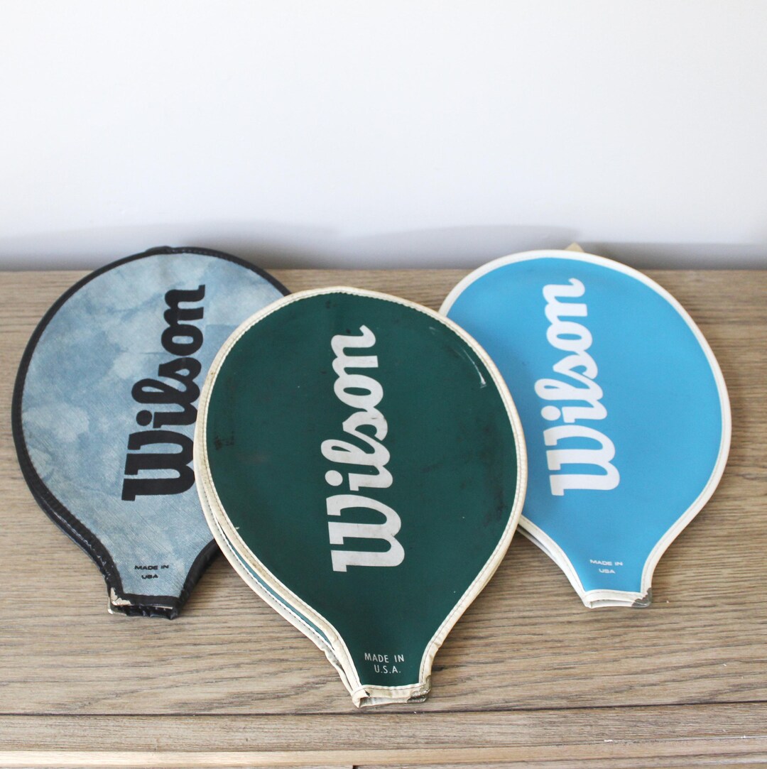 Vintage Tennis Racquet Cover, Racquet Case, Tennis Gift, Wilson Racket ...