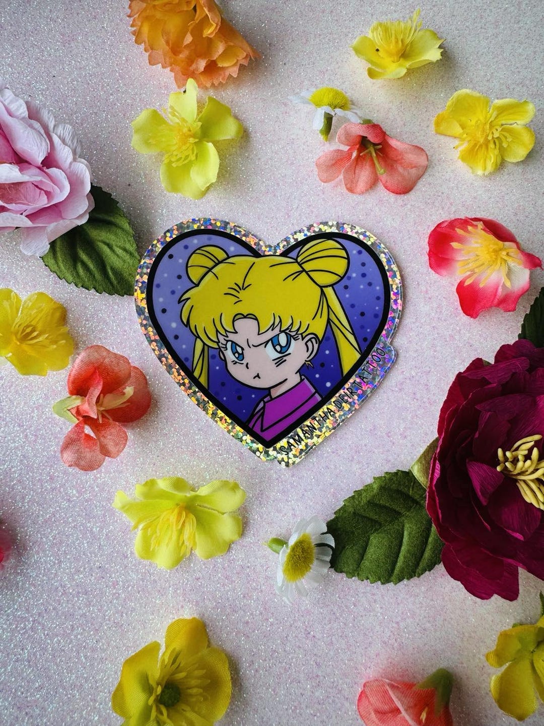 Usagi Angry Magical Girl Sticker - Etsy