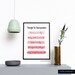Positive Reminder Poster Wall Print. Things to Remember Wall Decor for ...