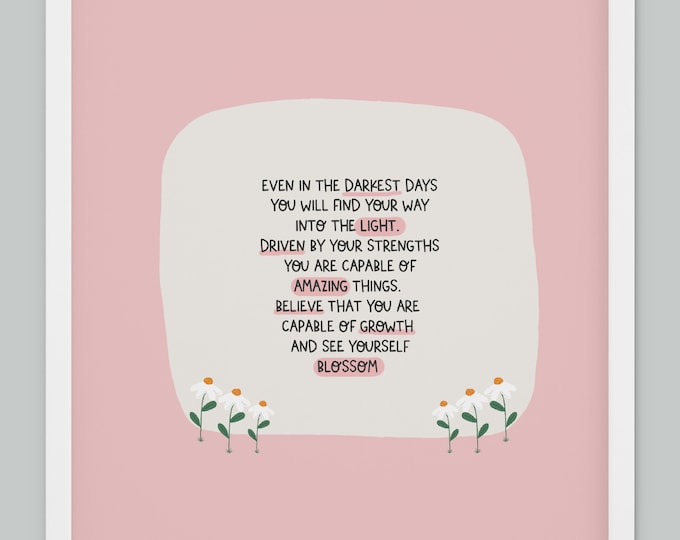 School Counselor Poster Positive Message, Mental Health Poster, Be Kind ...